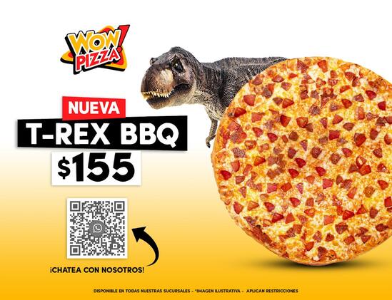 Carta de pizzería Wow Pizza Obrera, Monclova