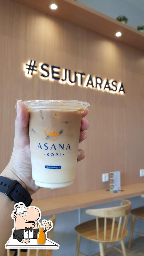 Menu at Asana Kopi, Surabaya, Blok RA No