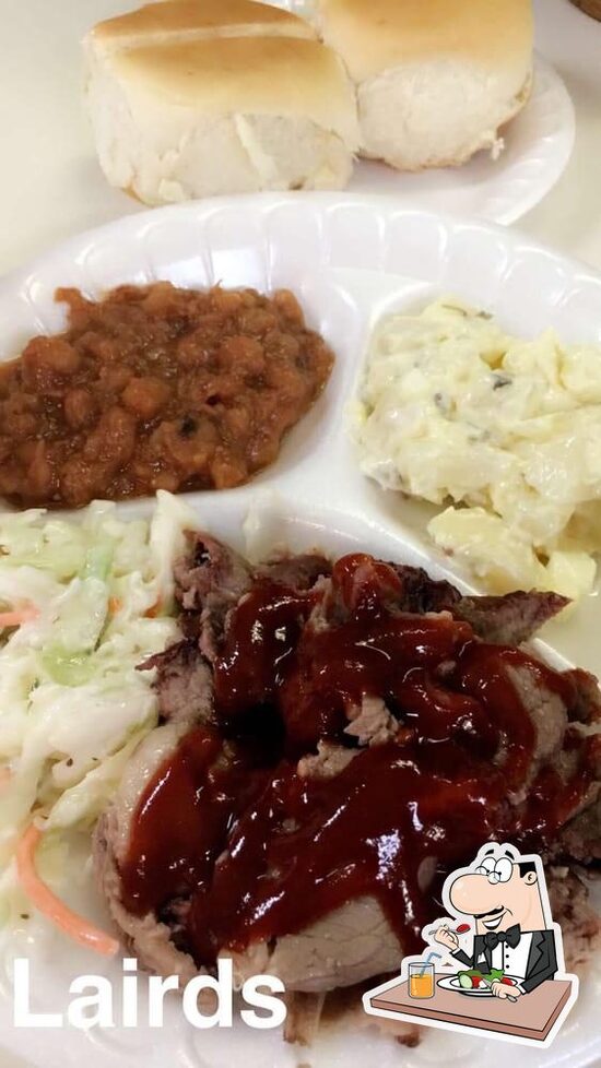 Menu at Laird's Bar-B-Que, Puryear