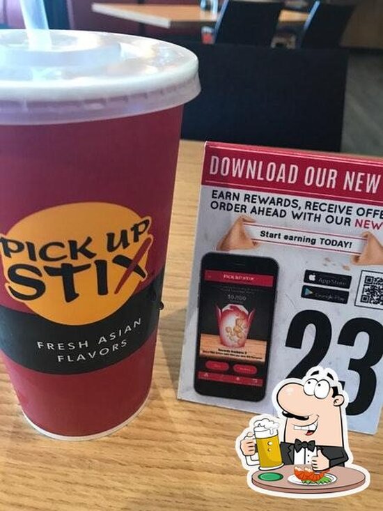 Menu at Pick Up Stix Fresh Asian Flavors restaurant, Downey, Apollo Way