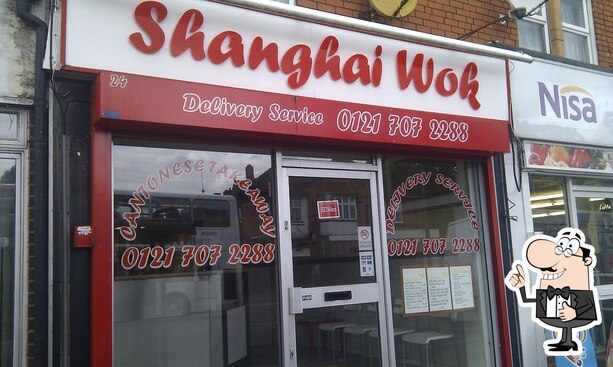 Menu at Shanghai Wok fast food, Birmingham, 24 Shaftmoor Lane