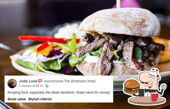 Menu at The Strathearn Hotel pub & bar, Kirkcaldy
