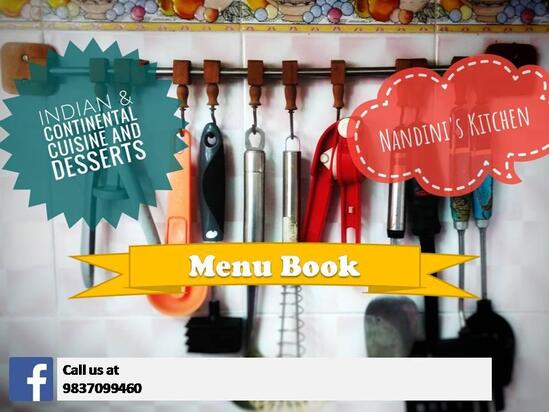 Menu at Nandini's Kitchen, Dehradun