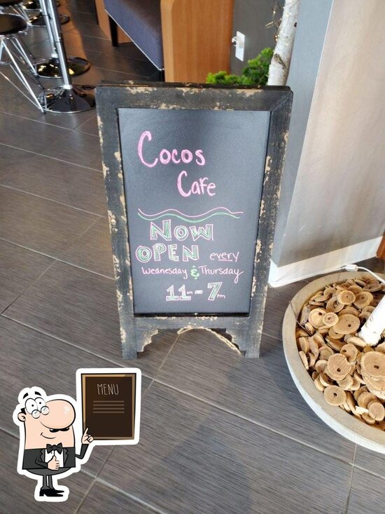 Menu at Coco's Coffeehouse & Cafe, Arnold