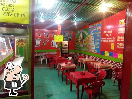 Menu at Tortas Gigantes restaurant, Frontera Comalapa