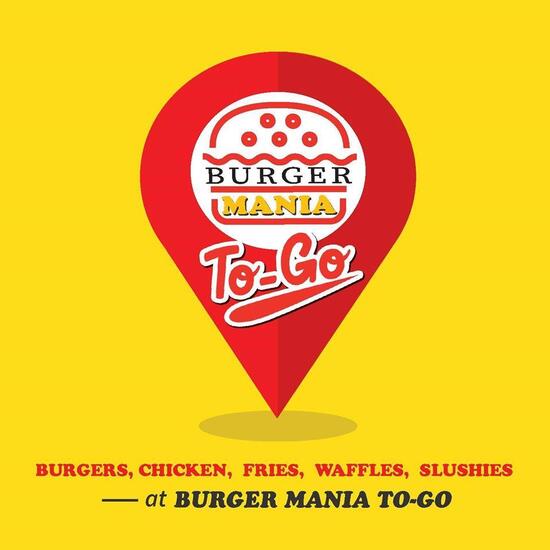Menu at Burger Mania To-Go restaurant, Calamba