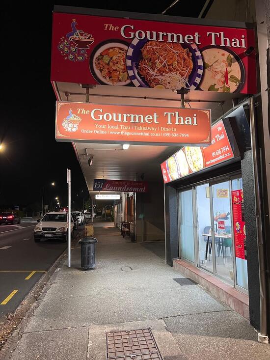 Menu at The Gourmet Thai Epsom fast food, Auckland