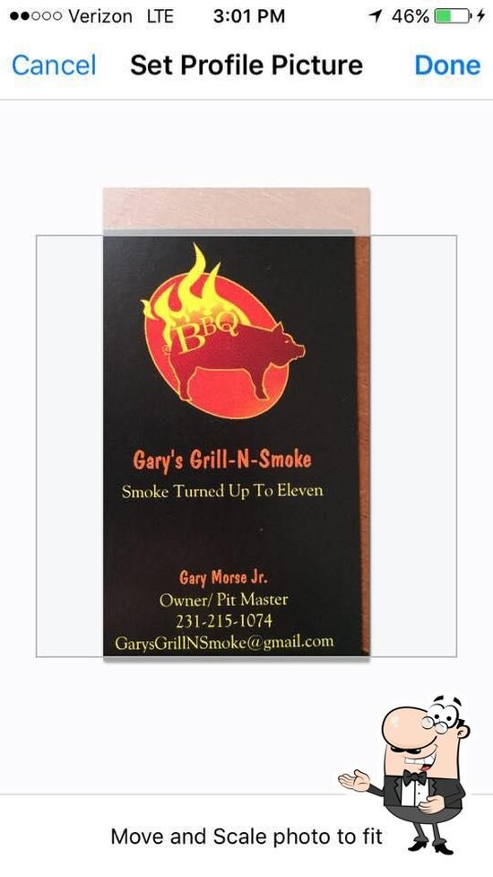 Menu at Gary's Grill N Smoke restaurant, Muskegon