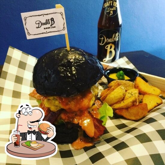 Menu at Double B Burger restaurant, Bangkok