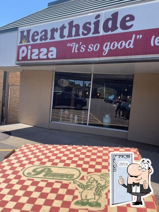 Menu at Hearthside Pizza pizzeria, Saint Paul