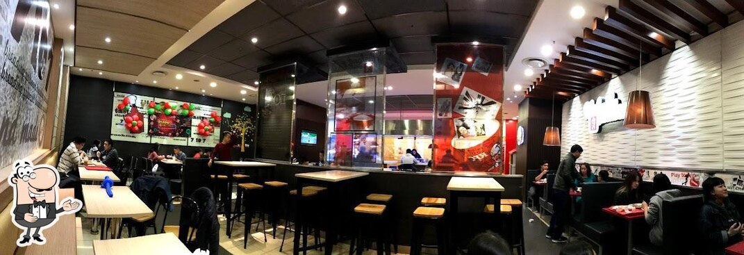Menu at KFC Lotte restaurant, Hanoi, MIPEC Tower