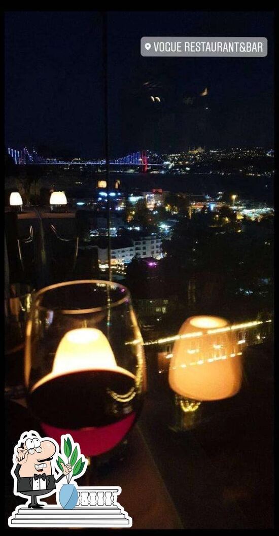 Menu at Vogue Restaurant & Bar, Istanbul, Vişnezade Süleyman Seba ...