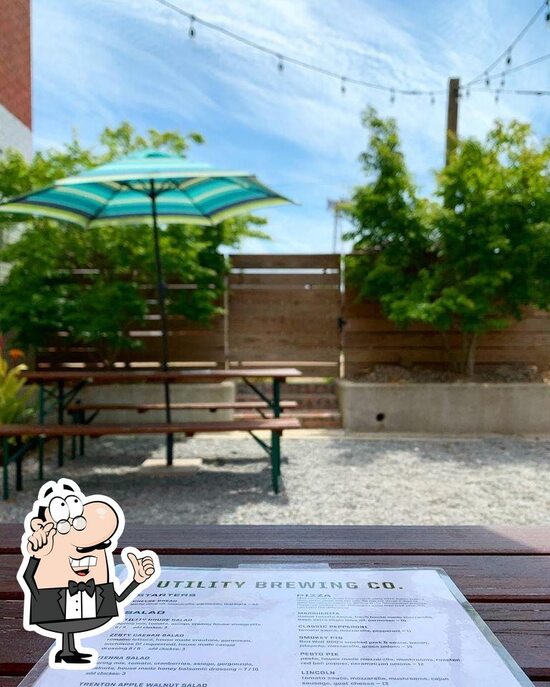 Menu at Utility Brewing pizzeria, Ruston
