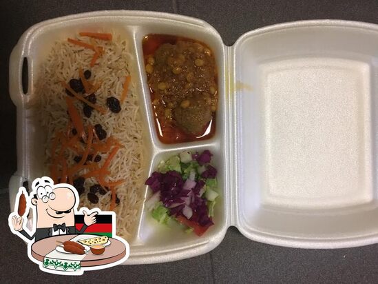 Menu at Afghan Foods, Utrecht