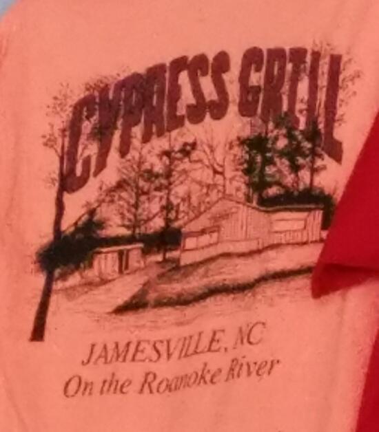 Menu at Cypress Grill restaurant, Williamston