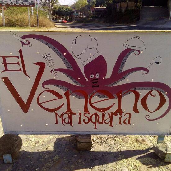 Carta del restaurante El Veneno, Mexico, Carretera Iguala-Taxco