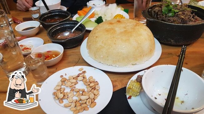 Menu at Happy Restaurant, Hanoi