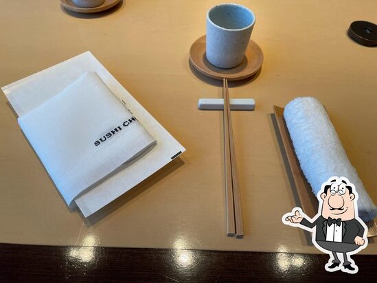 Menu at Sushi Cho restaurant, Seoul
