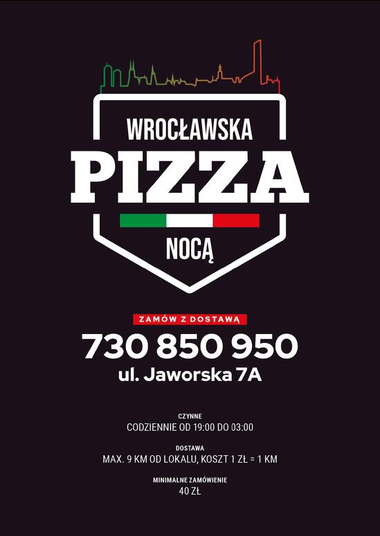 Wrocławska Pizza Nocą restaurant, Wrocław - Restaurant menu and reviews
