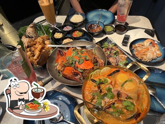 Menu at AmDang Typhoon restaurant, Ho Chi Minh City