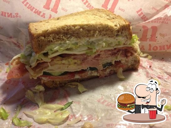 Menu at Jimmy John's fast food, Madison, 1 N Randall Ave
