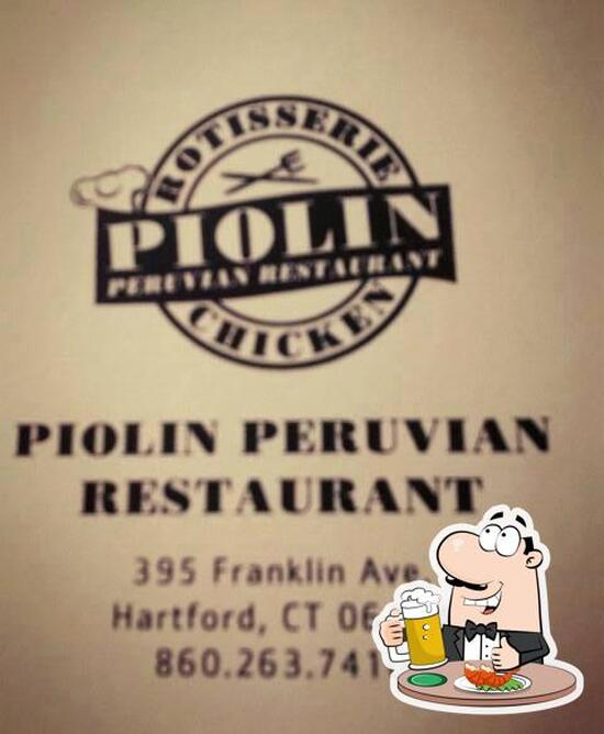 Menu at Piolin Fusion Bar, Hartford