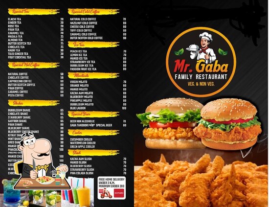 MR. GABA LOUNGE & CLUB, Nawanshahr - Restaurant menu, prices and reviews