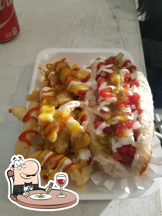 Menu at Hot Dogs Estilo Mexicali restaurant, Bakersfield