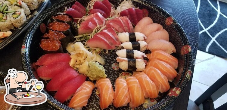 Menu au Danny's Sushi restaurant, Niagara Falls
