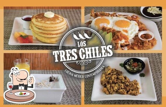 Menu at Los tres Chiles restaurant, San Luis Potosi, Sierra del Nte. 161