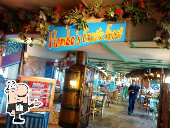 Menu at Flambo's Jambo restaurant, Alton