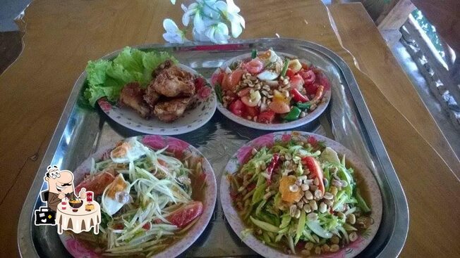Carta de ร้านอาหาร สะตำนม ส้มตำนะ, Ban Phru