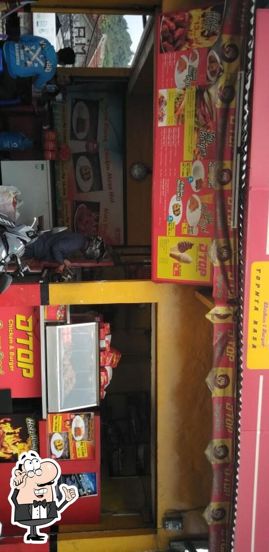 Menu at D'top. Chiken-burger restaurant, Bojong Kokosan