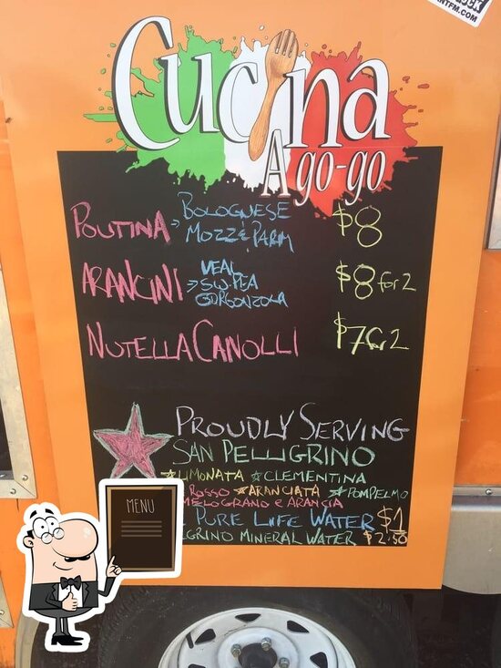 Menu at Cucina Buca desserts, Toronto