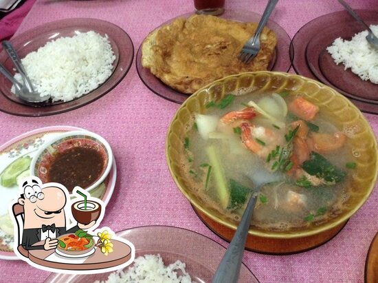 Menu at Hayati Muslim Restaurant, Bangkok