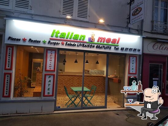 Menu at milano pizza restaurant, Brou