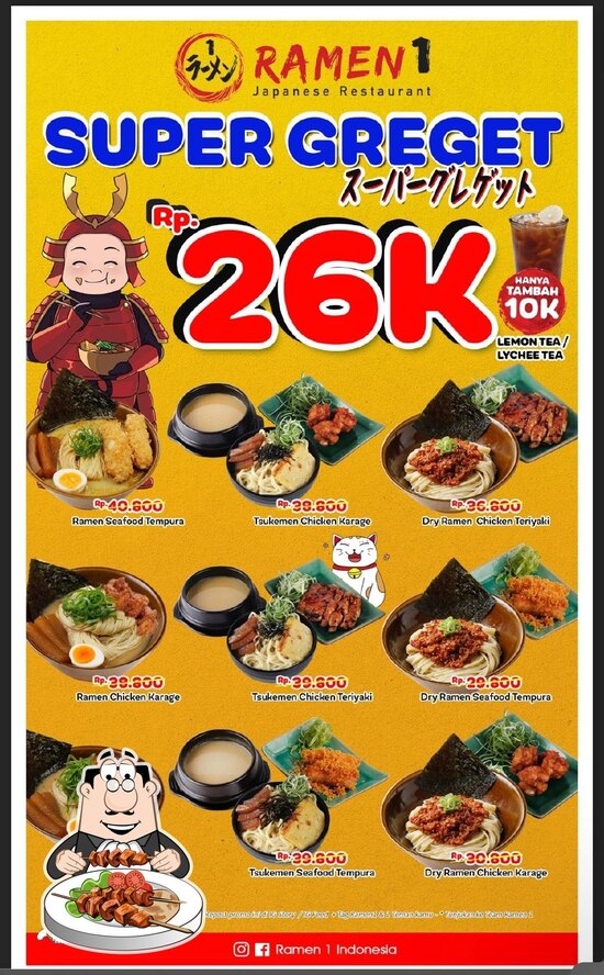 Menu at Ramen1 Dp Mall Semarang restaurant, Semarang