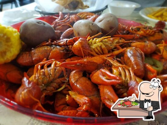 Menu at Taranto's Crawfish House restaurant, D'Iberville