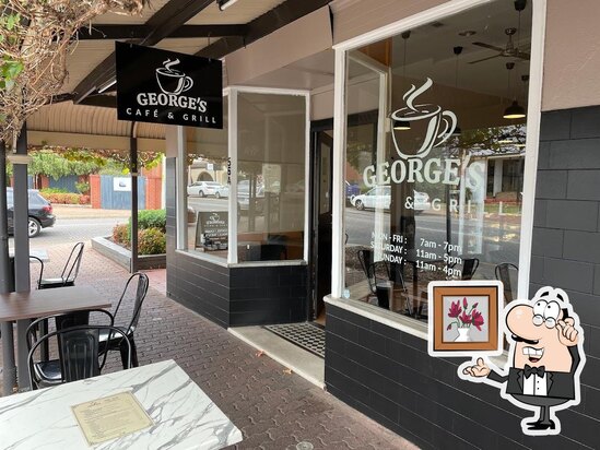 Menu at George's cafe and grill, Goodwood