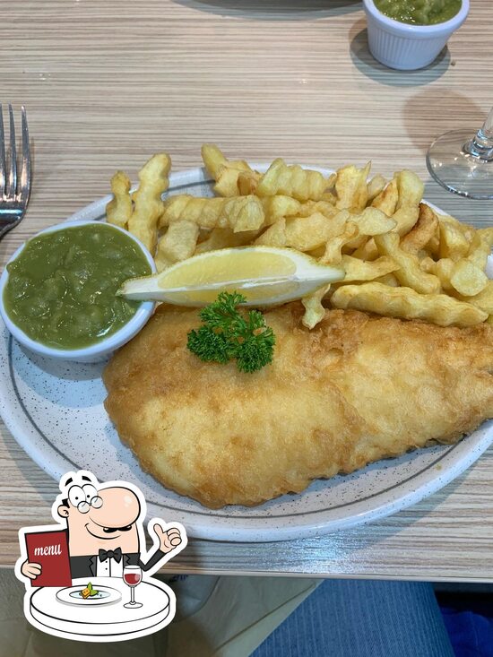 Menu at Royal Fisheries restaurant, Whitby