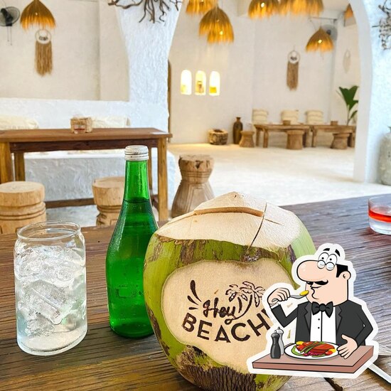Menu at Hey Beach Muara Karang restaurant, North Jakarta