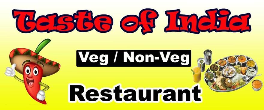 Menu at Taste of India, Veg / Non Veg Restaurant, Khajuraho