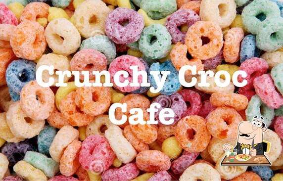 Menu at Crunchy Croc Cafe, Paris