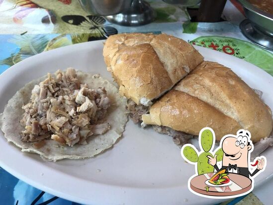 Menu at El Bigotes restaurant, Mazatlán, Av. Insurgentes 402