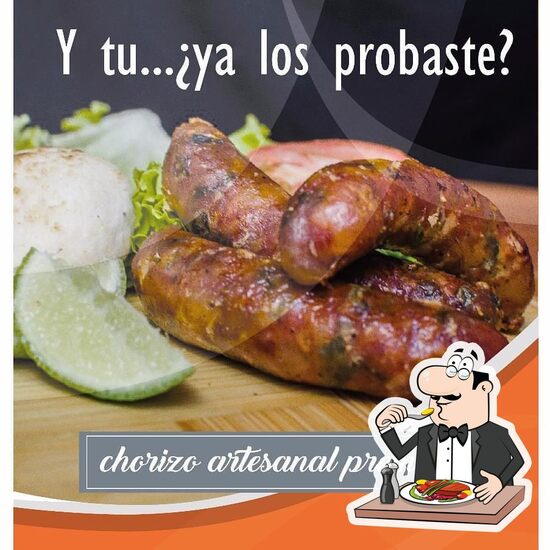 Menu at El auténtico chorizo casero restaurant, Medellín