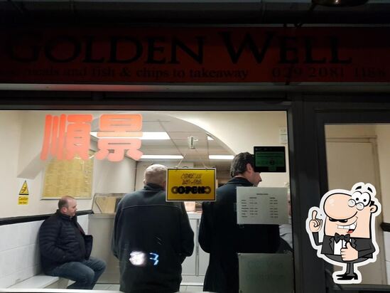 Menu at Golden Well restaurant, Cardiff