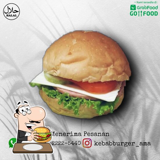 Menu at Kebab & Burger (AMA) restaurant, Indonesia