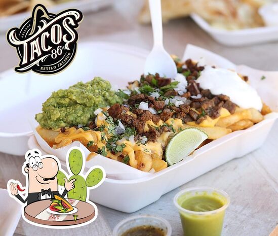 Menu at Tacos 86 Food Truck restaurant, Queen Creek