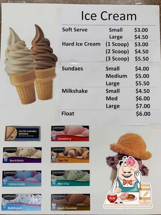 Menu at Jigs Corner Stop Cafe, Porcupine Plain