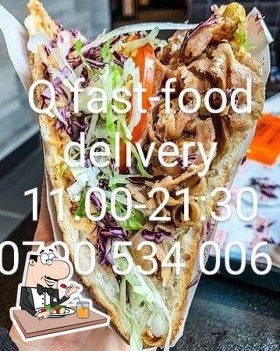 Menu at Q Fast Food, Slobozia